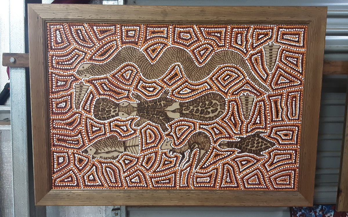 'Wiradjuri Food Artwork' – Sandhills Artefacts